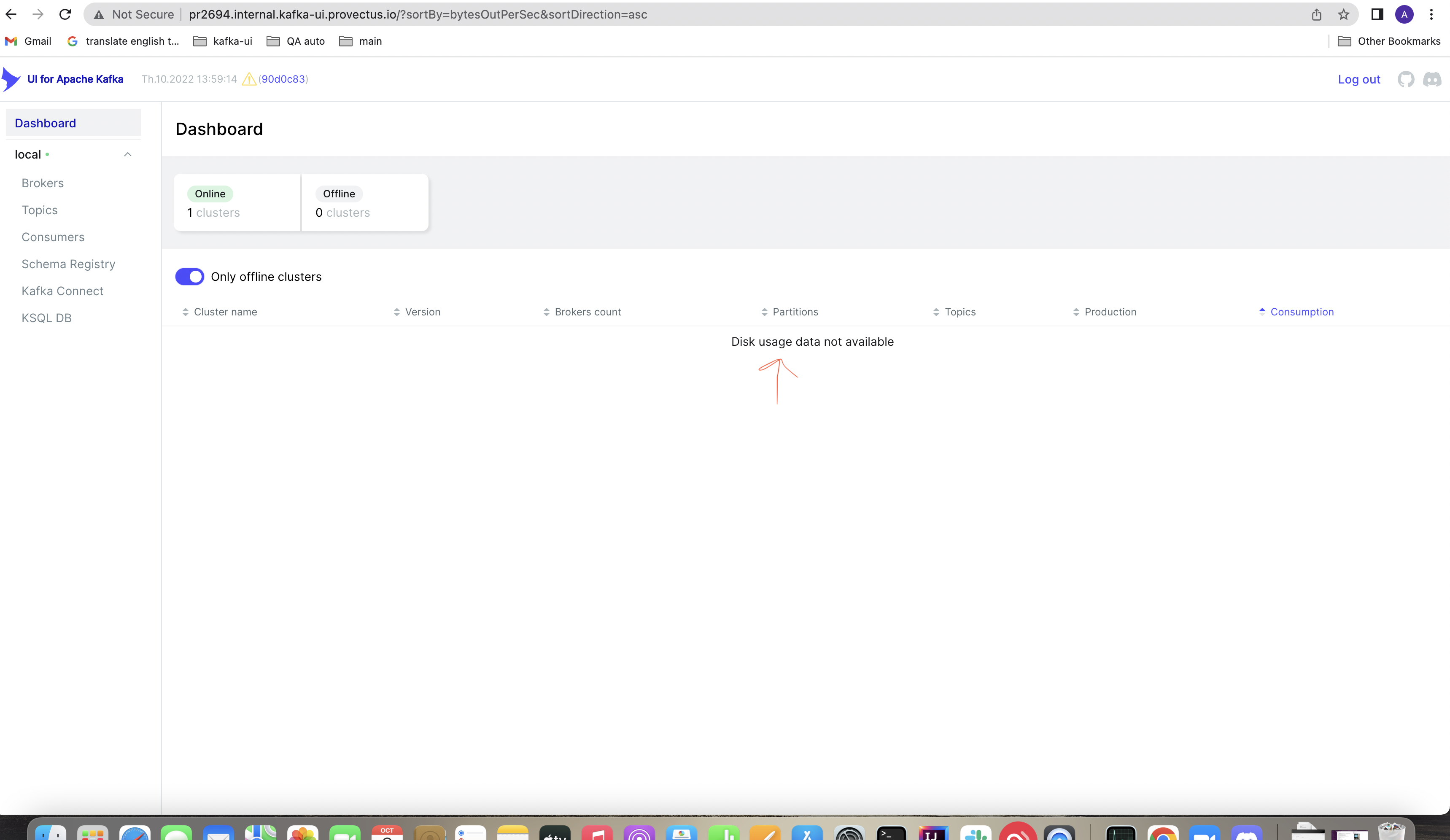 Add message about not existing offline clusters in Dashboard · Issue #2707 · provectus/kafka-ui ...