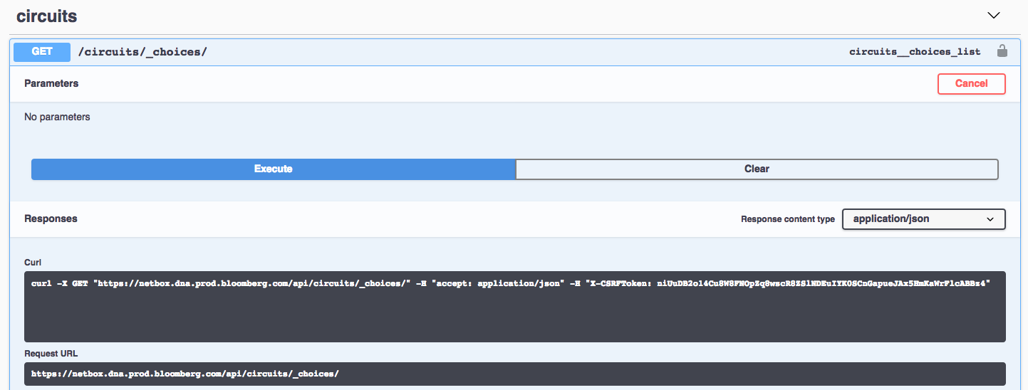 Incorrect Authorization Header Included In Swagger Curl Examples Issue 4289 Netbox 