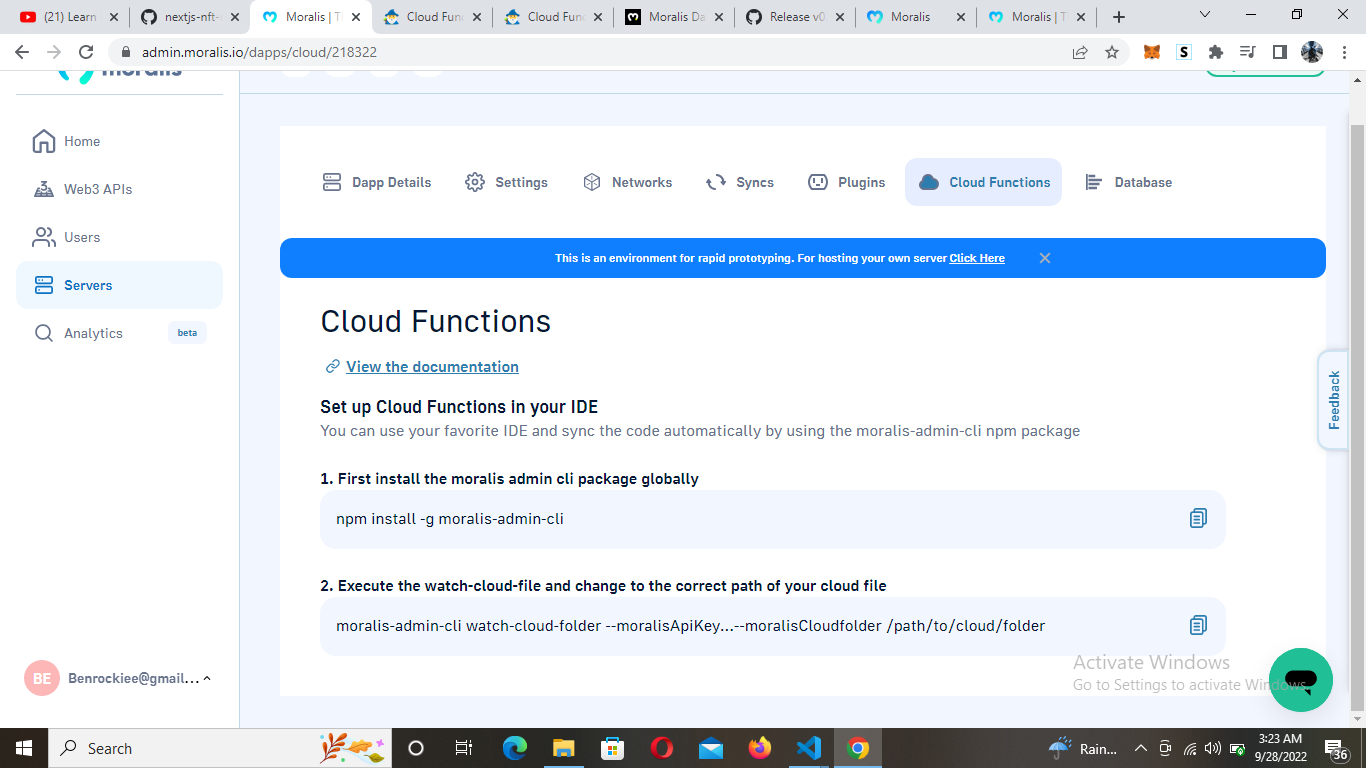 Cloud functions vacant UI section Not Found · smartcontractkit full-blockchain-solidity-course ...