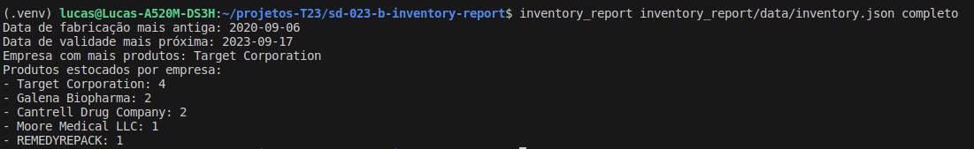 GitHub - Lucas-Israel/project-inventory-report
