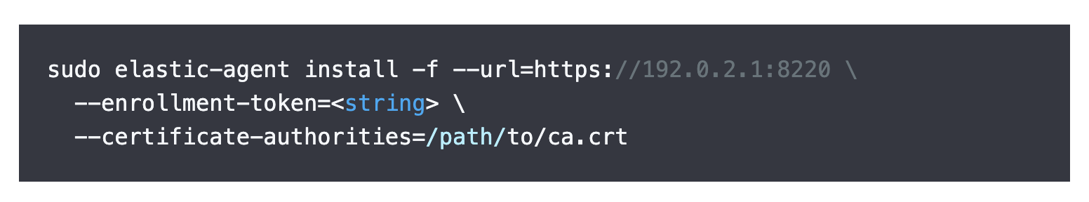 [Request] Remove `-f` option from the `elastic-agent` install commands · Issue #2239 · elastic ...