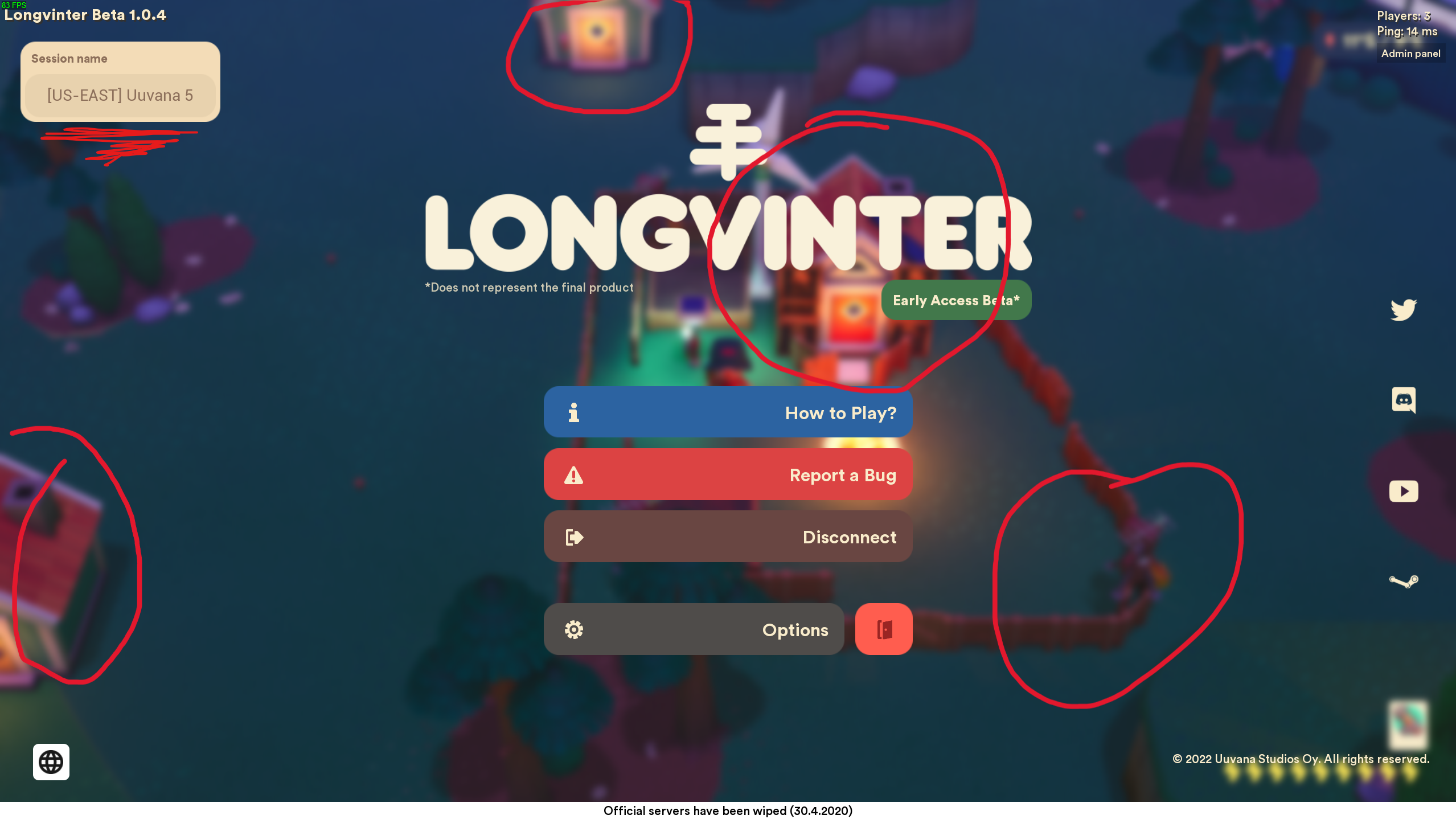 Connecting to different server when attempting to "Continue" on [US-EAST] Uuvana 5 Server ...