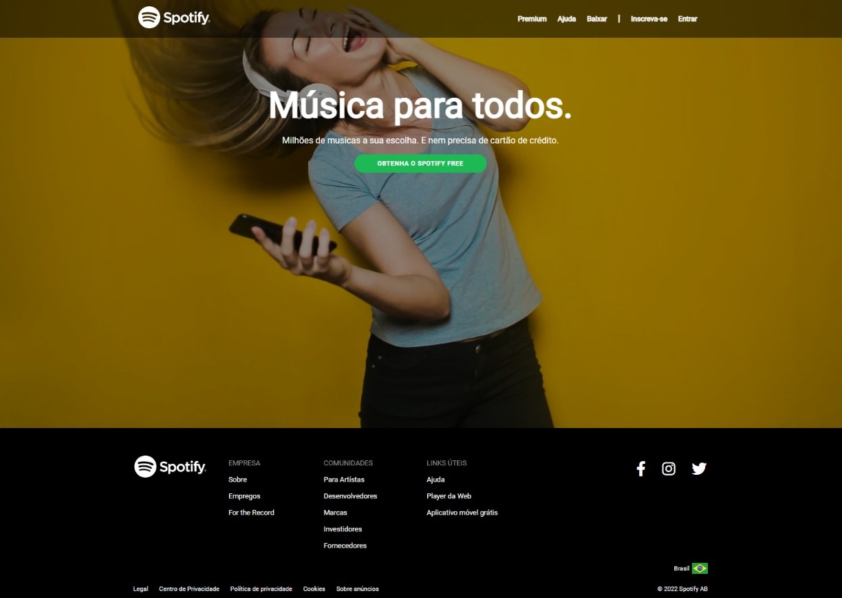 GitHub - Matheusyg/LandingPage-Spotify