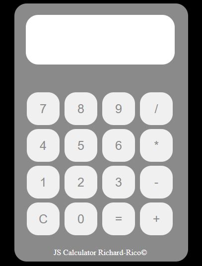 GitHub - Richard-Rico/JS-Calculator