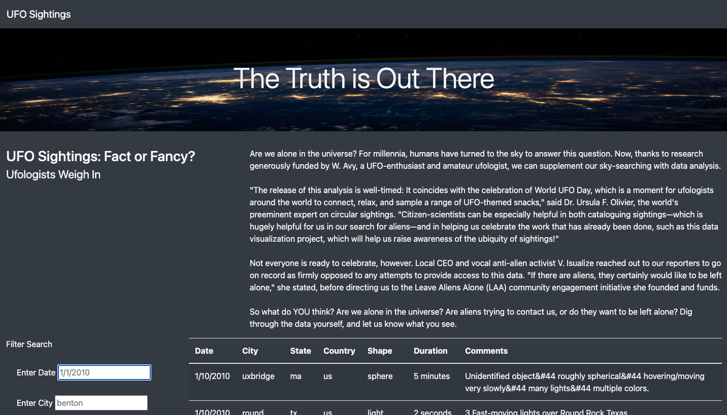 GitHub - godak9/UFOs