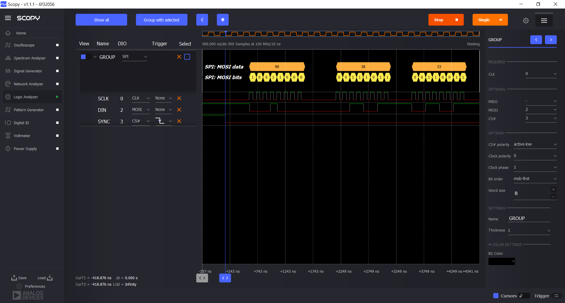 Logic Analyzer: SPI decoder problem (Mode 1) · Issue #750 ...