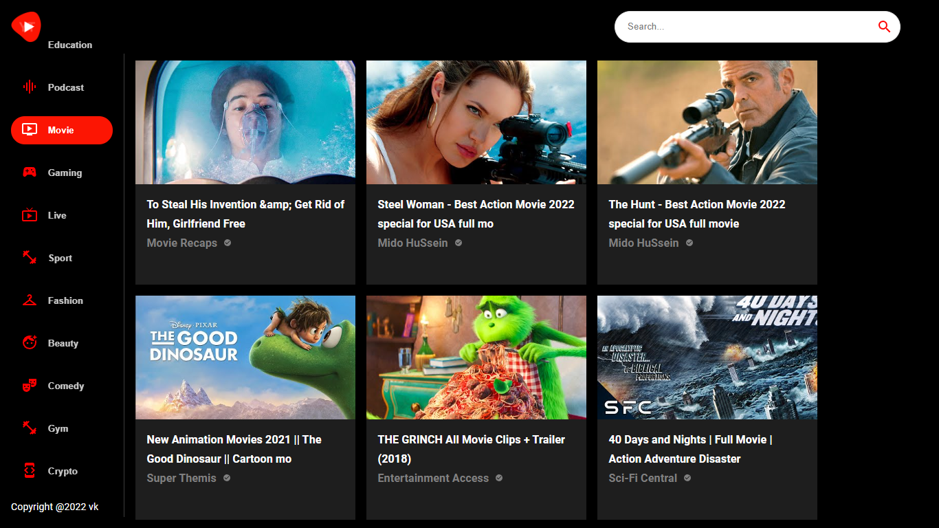 GitHub - Vkparamesh/youtube-clone-vk: Deployment