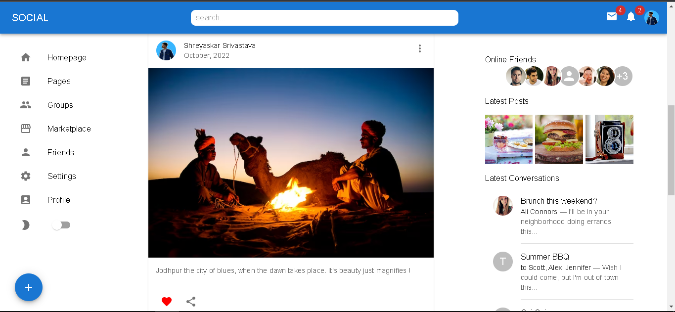 GitHub - chaotic-10/Social-Media-Site: Developed a seamless social ...