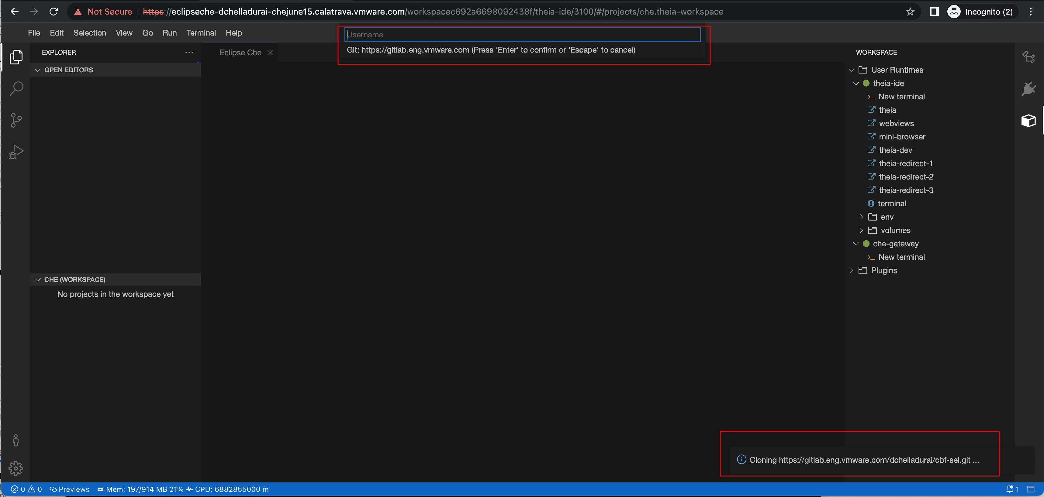 Problem With Latest Chectl Version Cloning Sourcecode From Gitlab Private Repository Prompts