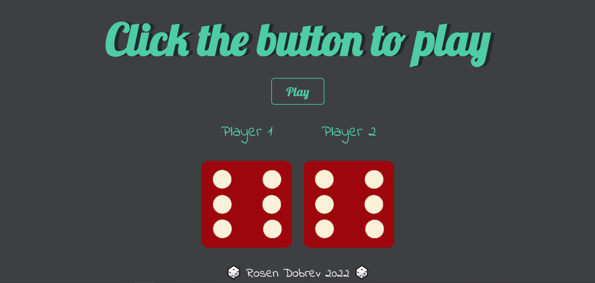 GitHub - RosenDobrev10/Dice-Game: Test your luck with this simple game