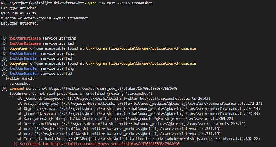 Bug: 单元测试插件加载行为不一致 · Issue #897 · koishijs/koishi · GitHub