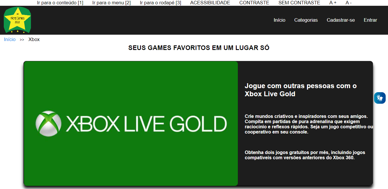 GitHub - antonio2812/loja-de-games: Site/Loja de Games.