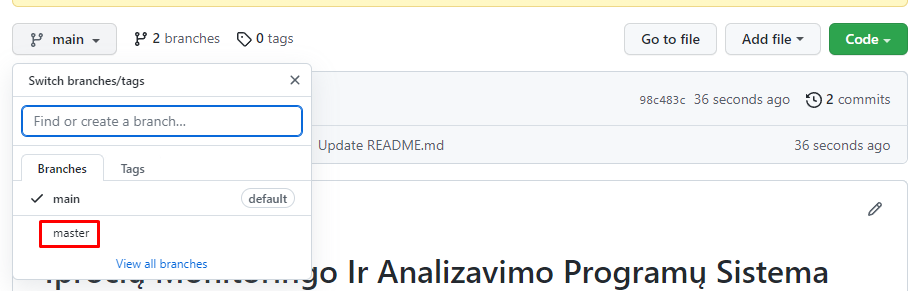 GitHub - lukasKlevas/IprociuMonitoringoIrAnalizavimoProgramuSistema