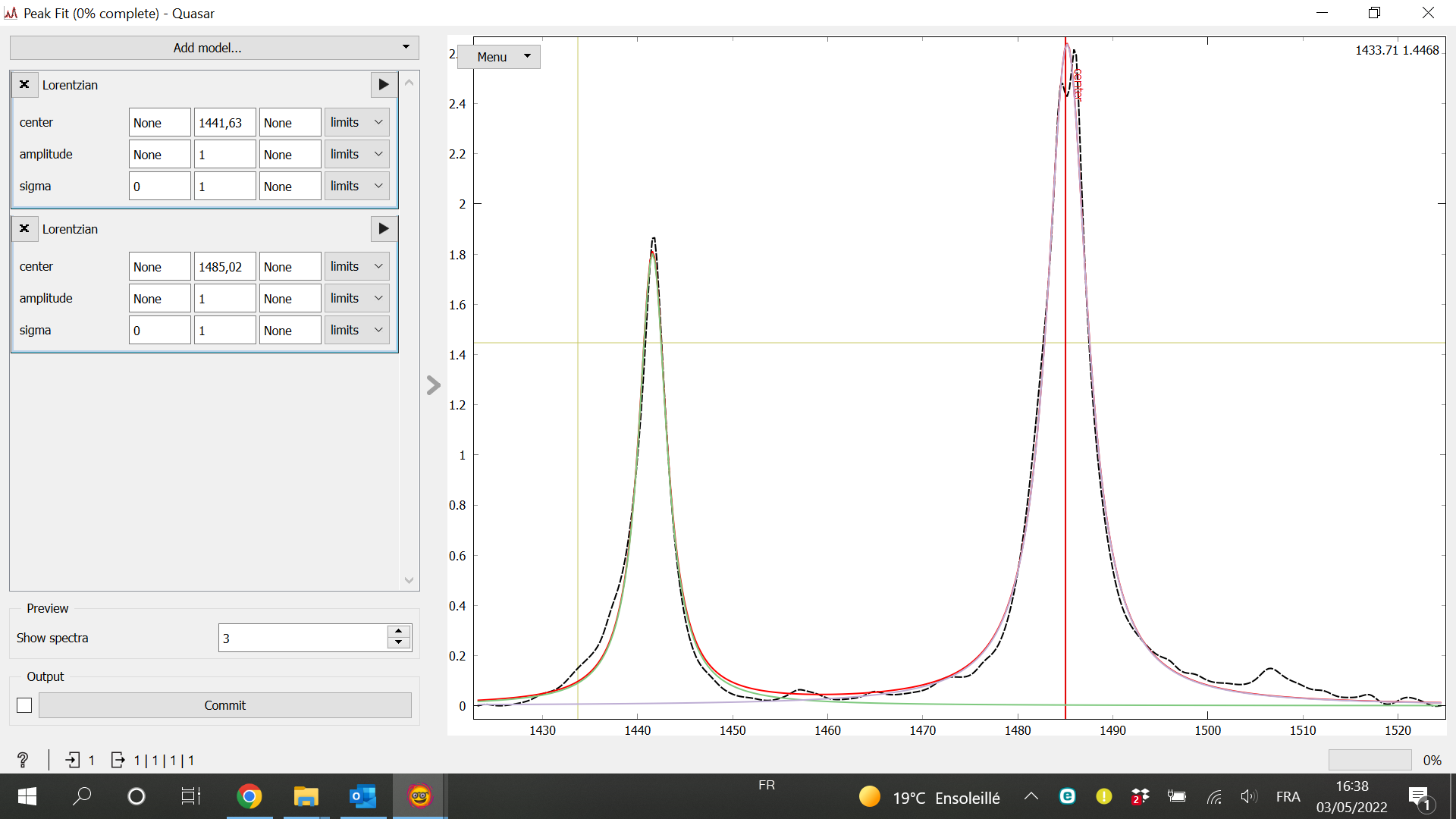 Peak Fit freeze and crash · Issue #612 · Quasars/orange-spectroscopy · GitHub