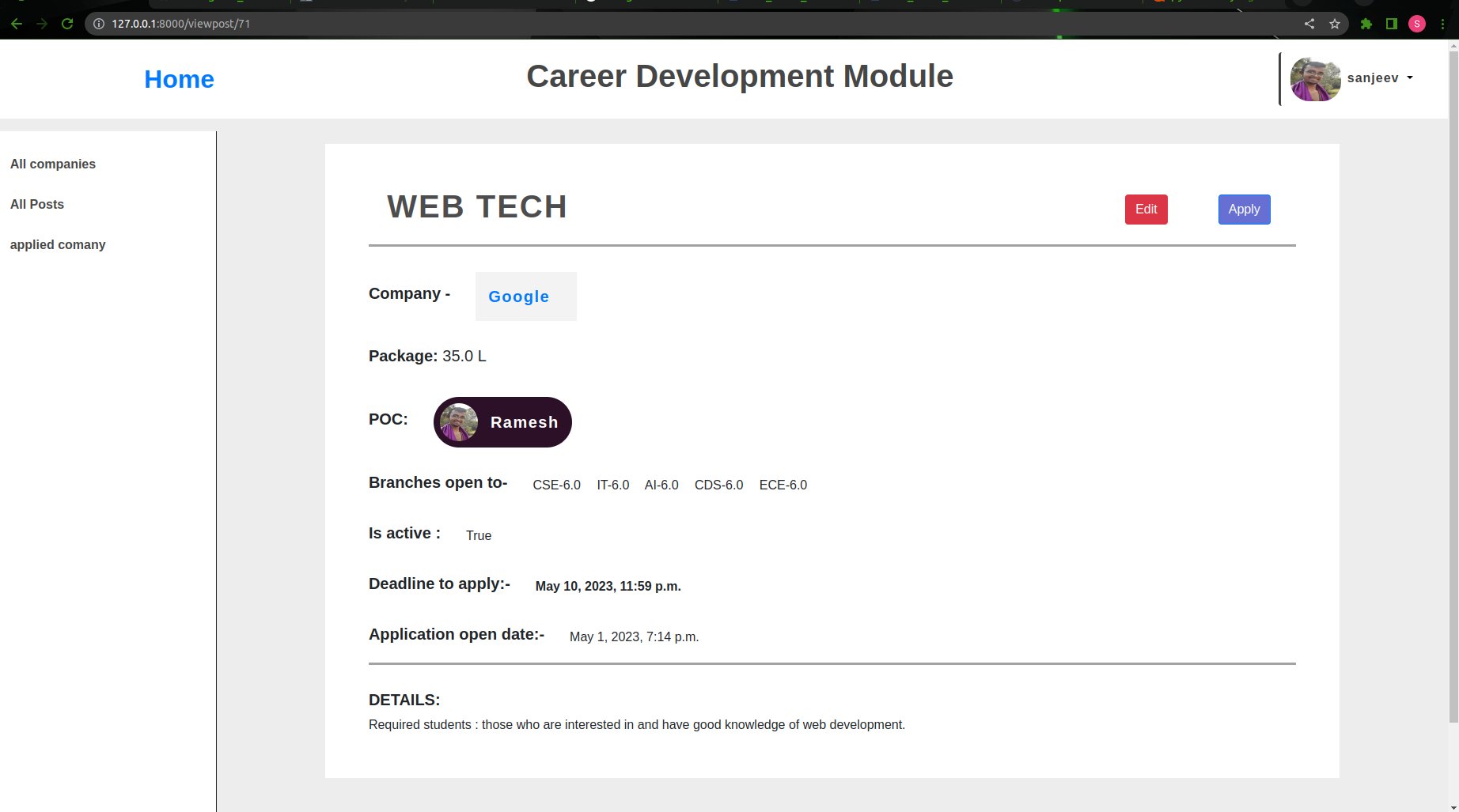 GitHub - sanjeevholla26/IRIS_Rec23_221IT059_Django
