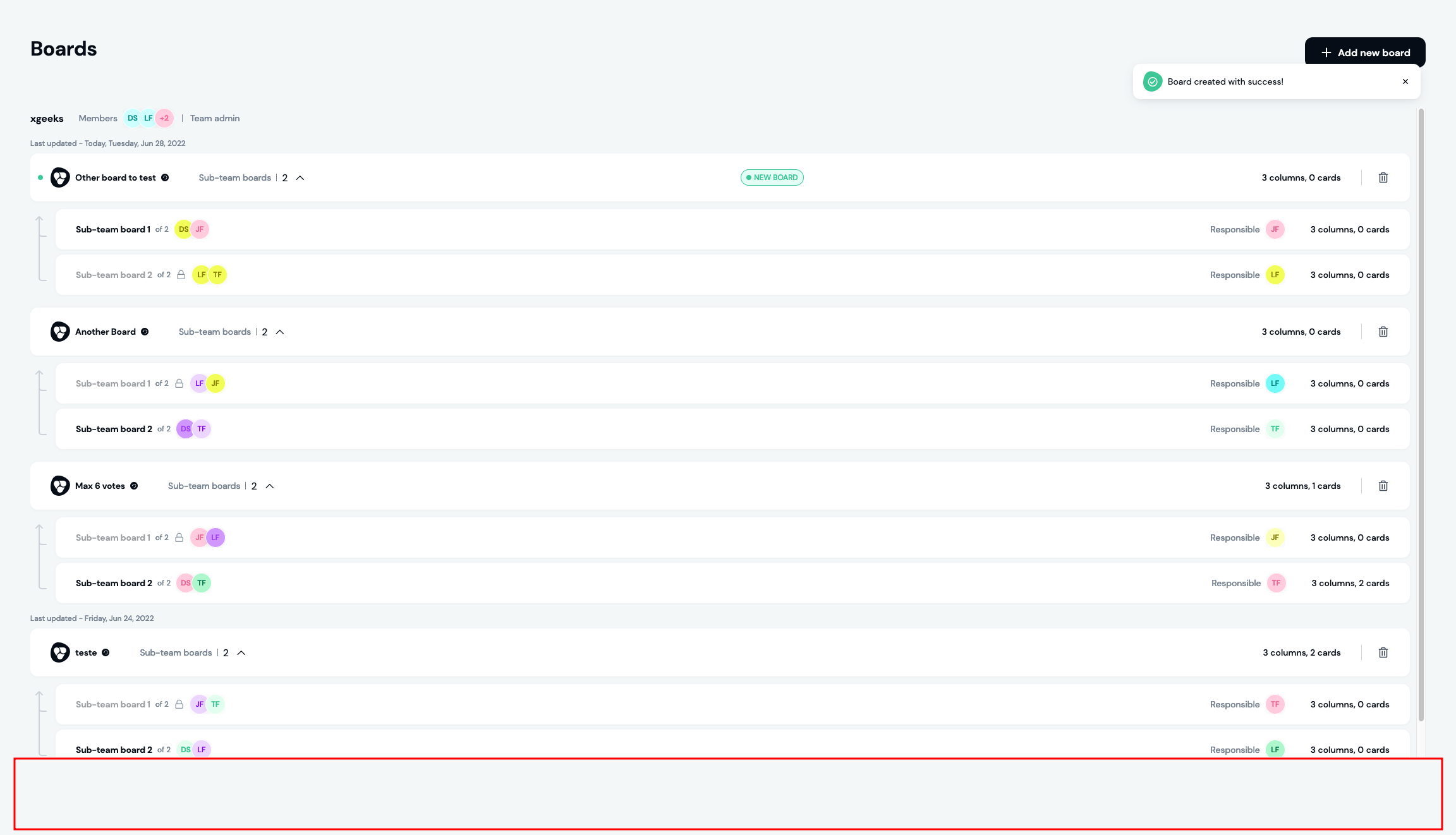[FIX]: Increate scroll area on boards list · Issue #280 · xgeekshq/split · GitHub