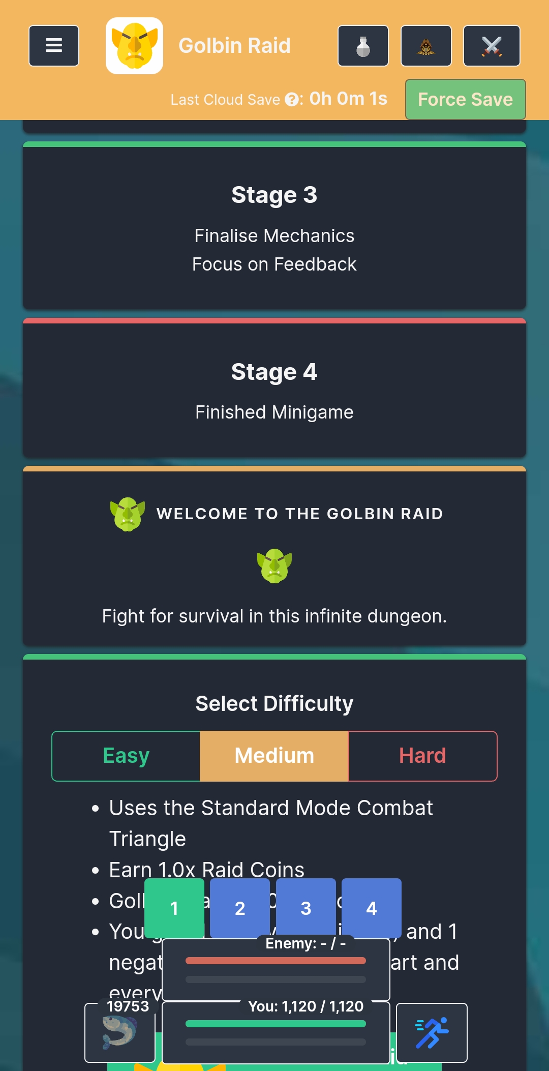 Bug Account stuck in golbin raid · Issue #3116 · MelvorIdle/melvoridle.github.io · GitHub