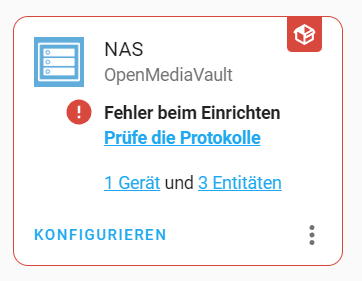 [Bug] Fehler beim Einrichten · Issue #113 · tomaae/homeassistant-openmediavault · GitHub