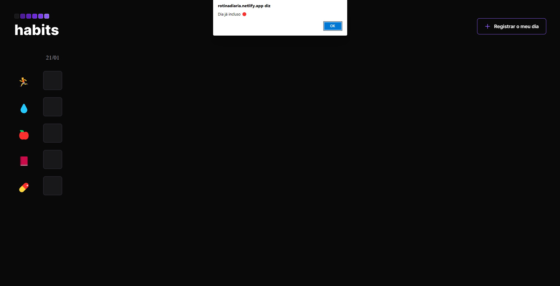 GitHub - amandagreis/registro_atividades_diarias: Utilizando HTML, CSS ...
