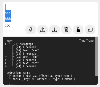 Bug: If the anchor is after the focus, the selected nodes cannot be retrieved correctly · Issue ...