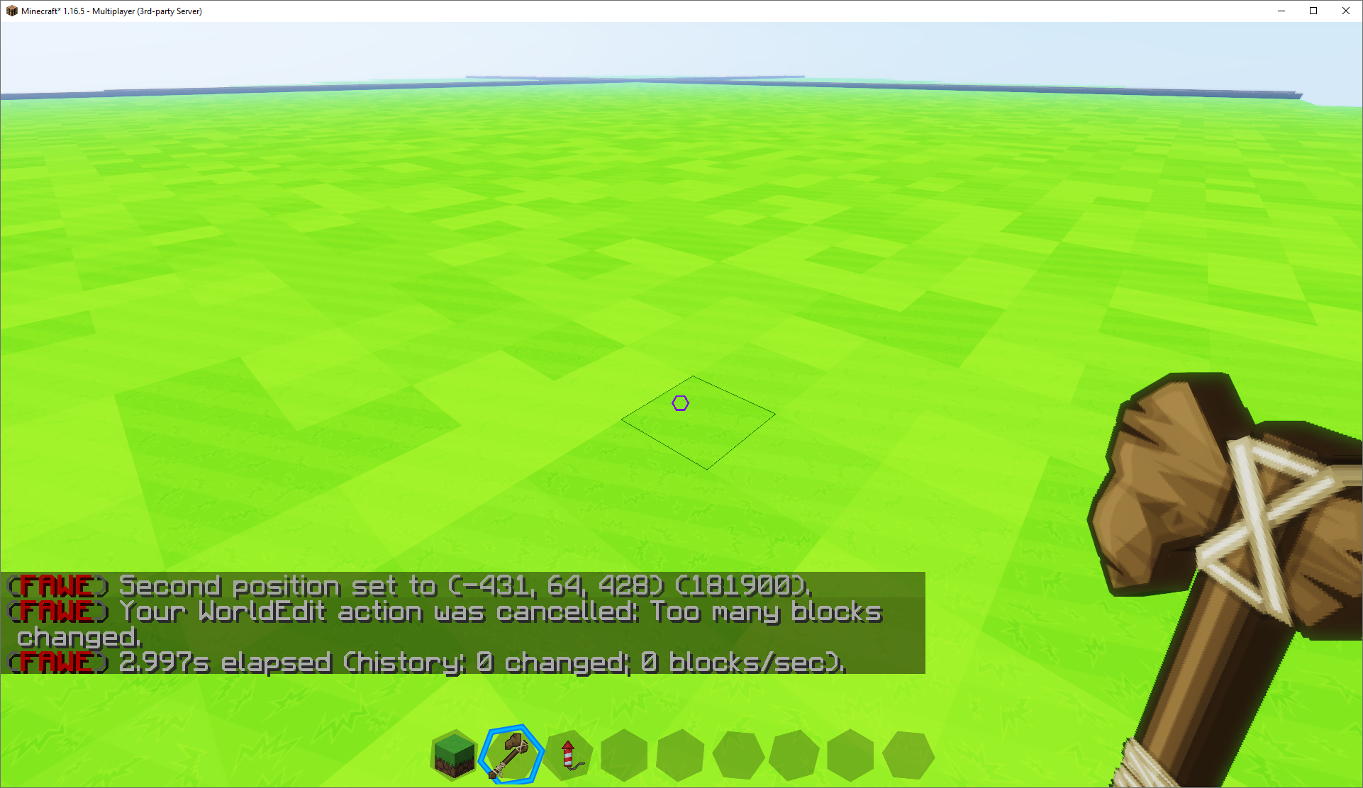 FAWE max-changes not being enforced correctly · Issue #1062 ...