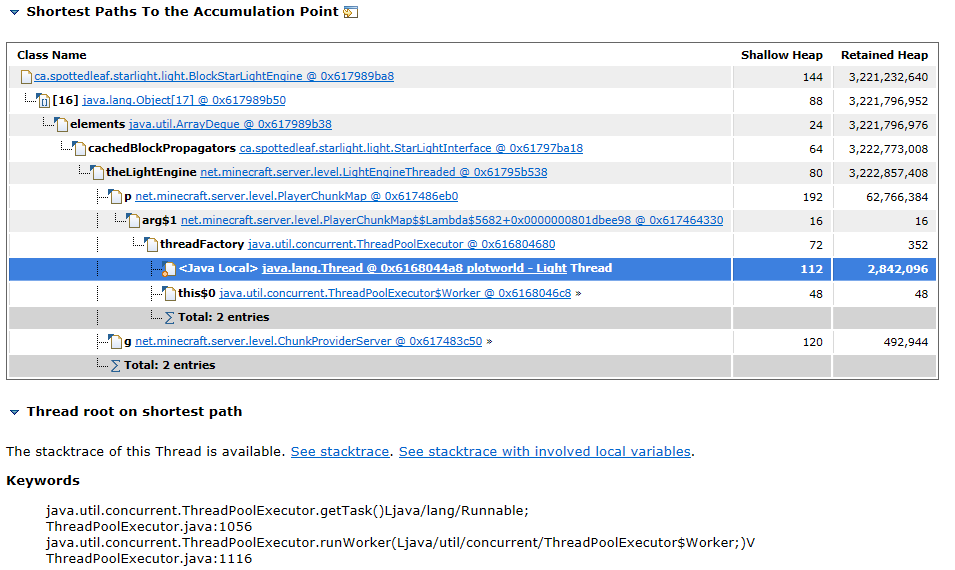 1.17.1 crash related to starlight running out of memory · Issue #348 · Tuinity/Tuinity · GitHub