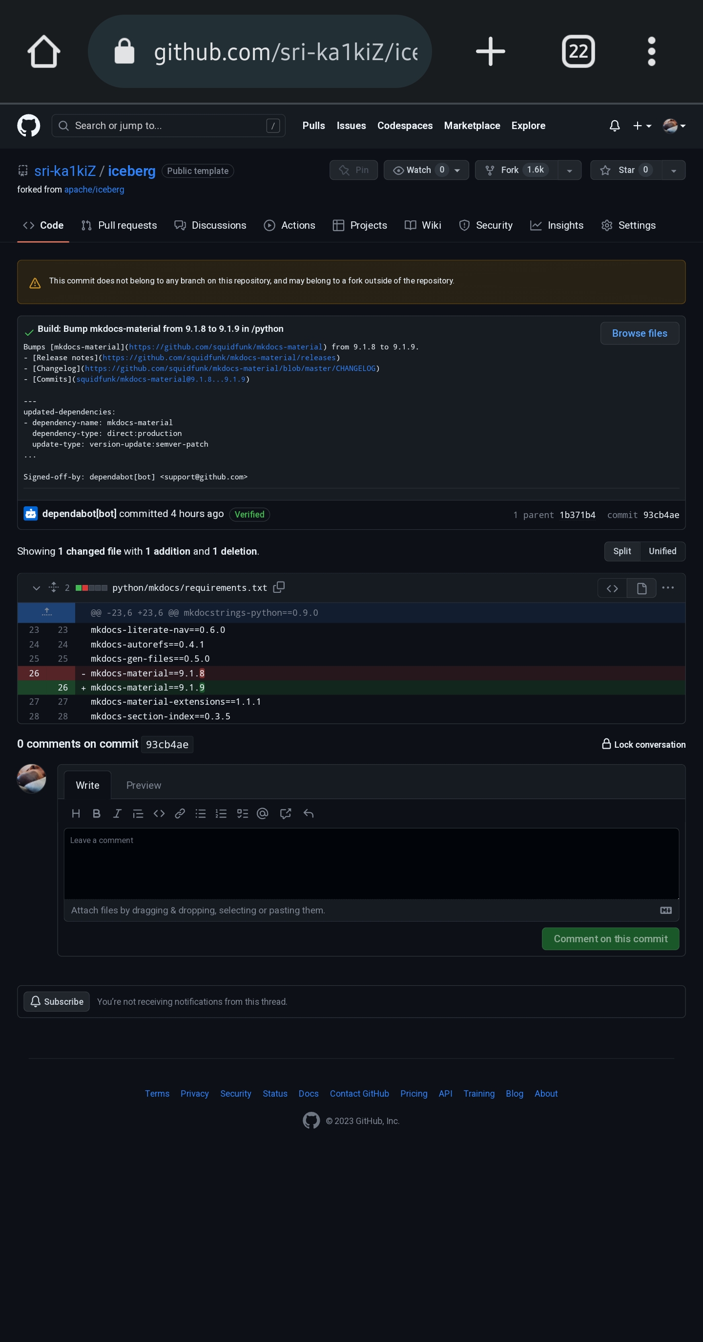 Why did the bot do this? · Issue #7521 · apache/iceberg · GitHub