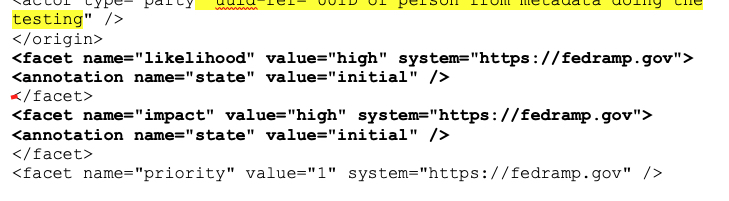 How to address facet name in POA&M section 4.2.4 · Issue #259 · GSA/fedramp-automation · GitHub