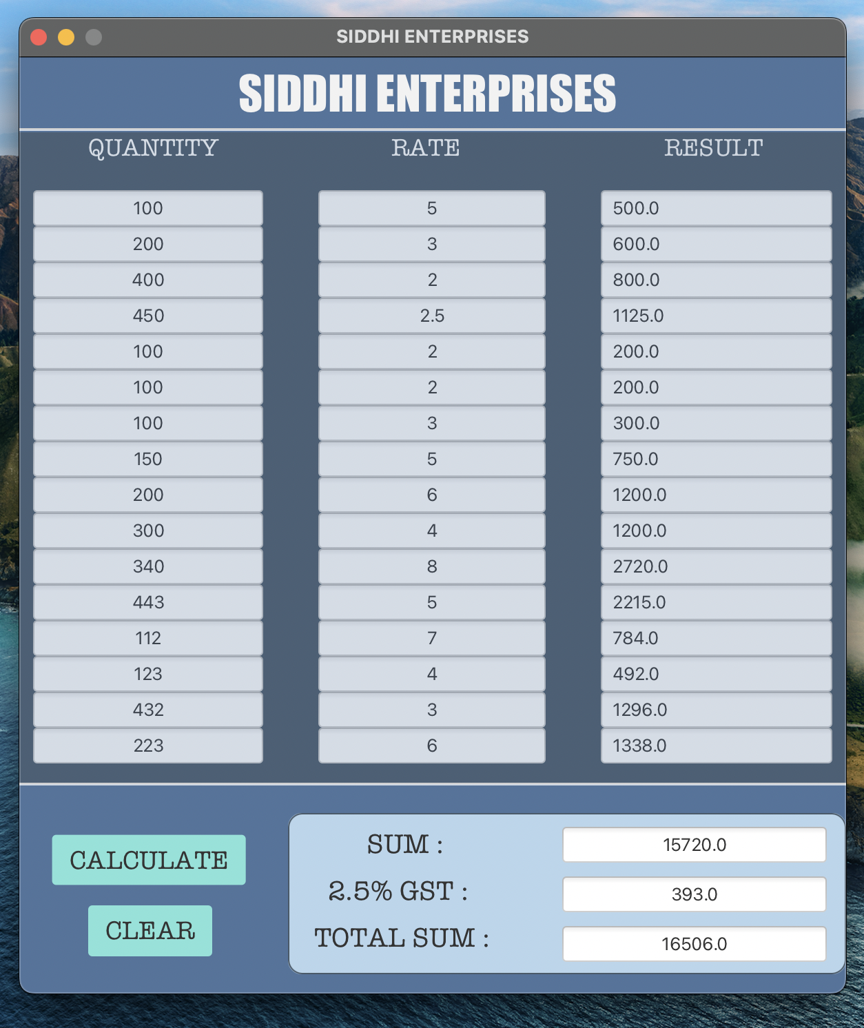 GitHub - rohankanojia25/WorkCalculator: A Calculator App made for my ...