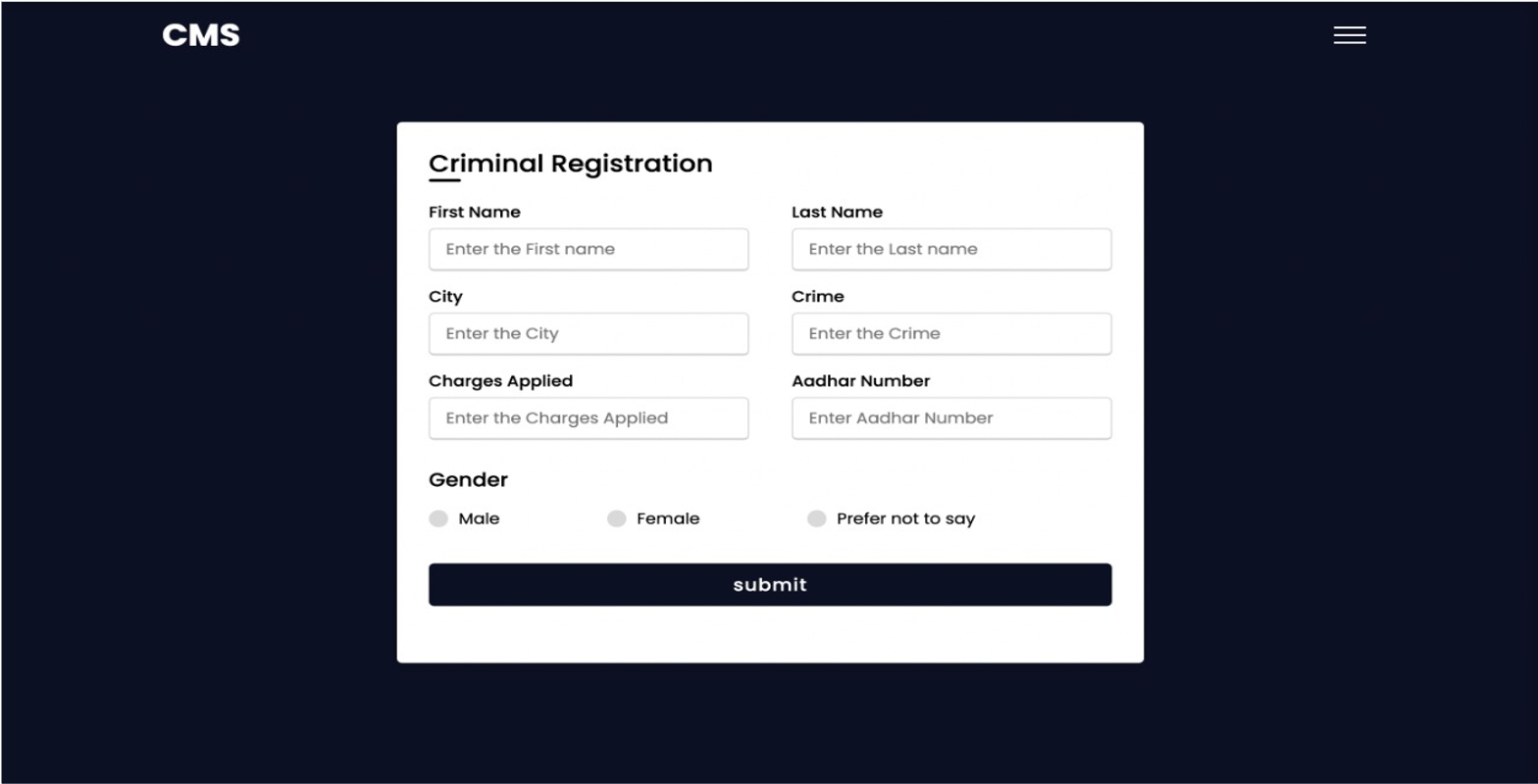 GitHub - rohankanojia25/CrimeRecordManagementSystem: A website made for ...