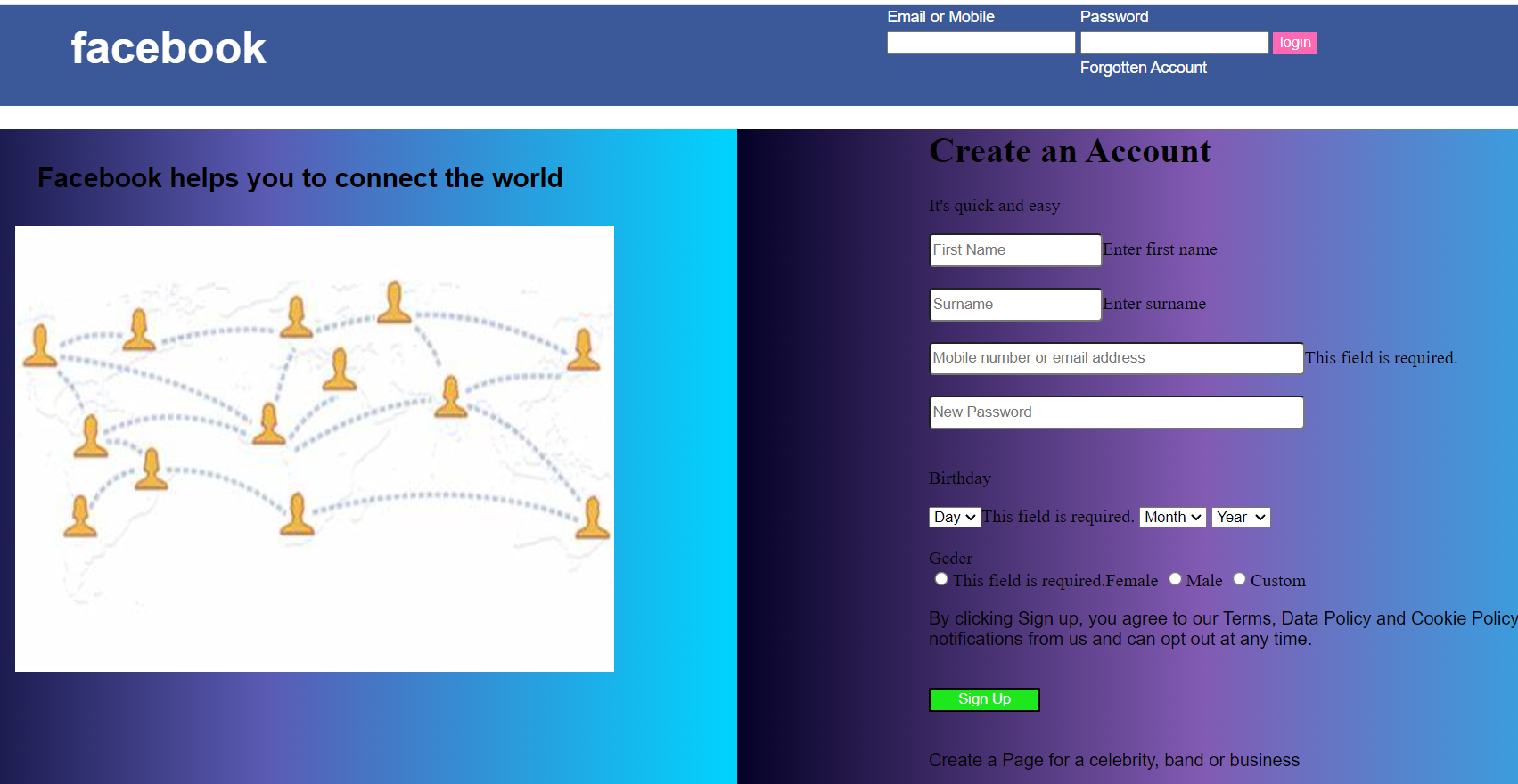 GitHub - Liz-Antony/FaceBookDesignSample