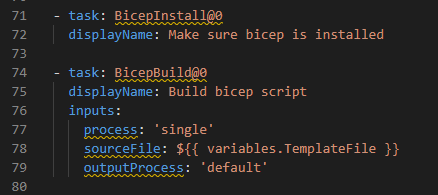 Tasks BicepInstall and bicepbuild not recognised. Vscode intellisense going nuts. · Issue #428 ...