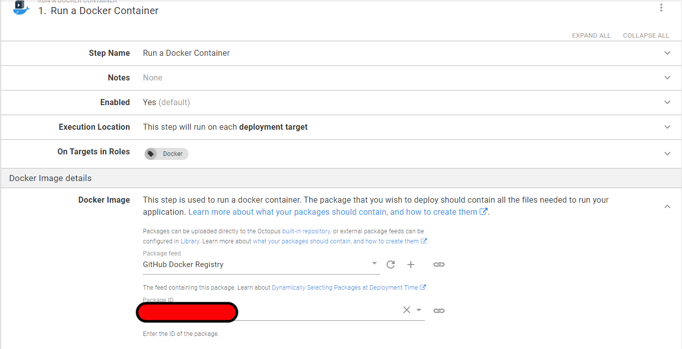 "Run a Docker Container" Step No Longer Allows for Selecting a Feed · Issue #8419 ...