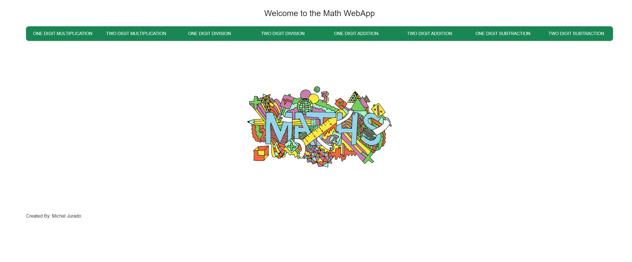 GitHub - MichelJurado/MathWebApp: This Web App was designed with all ...