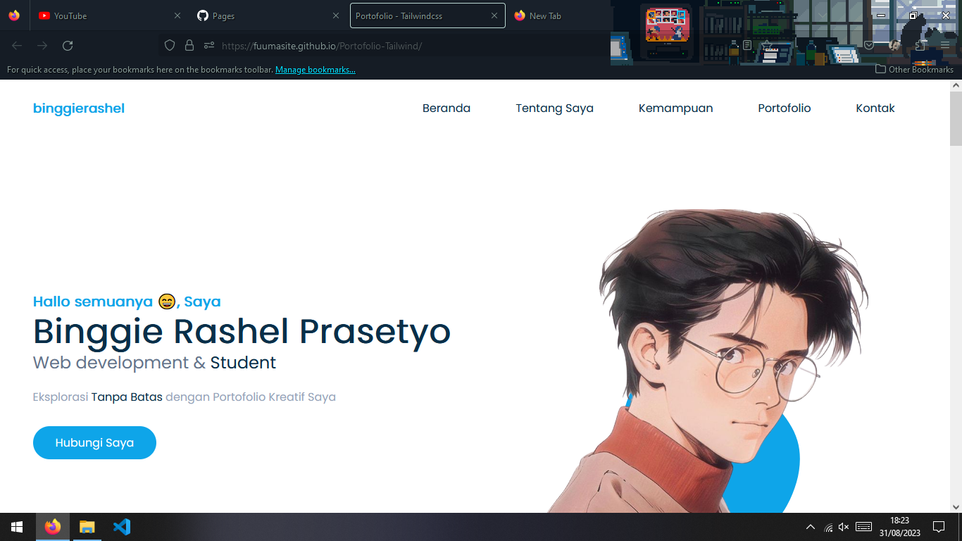 GitHub - fuumasite/Portofolio-Tailwind: Website portofoilio untuk belajar menggunakan tailwind