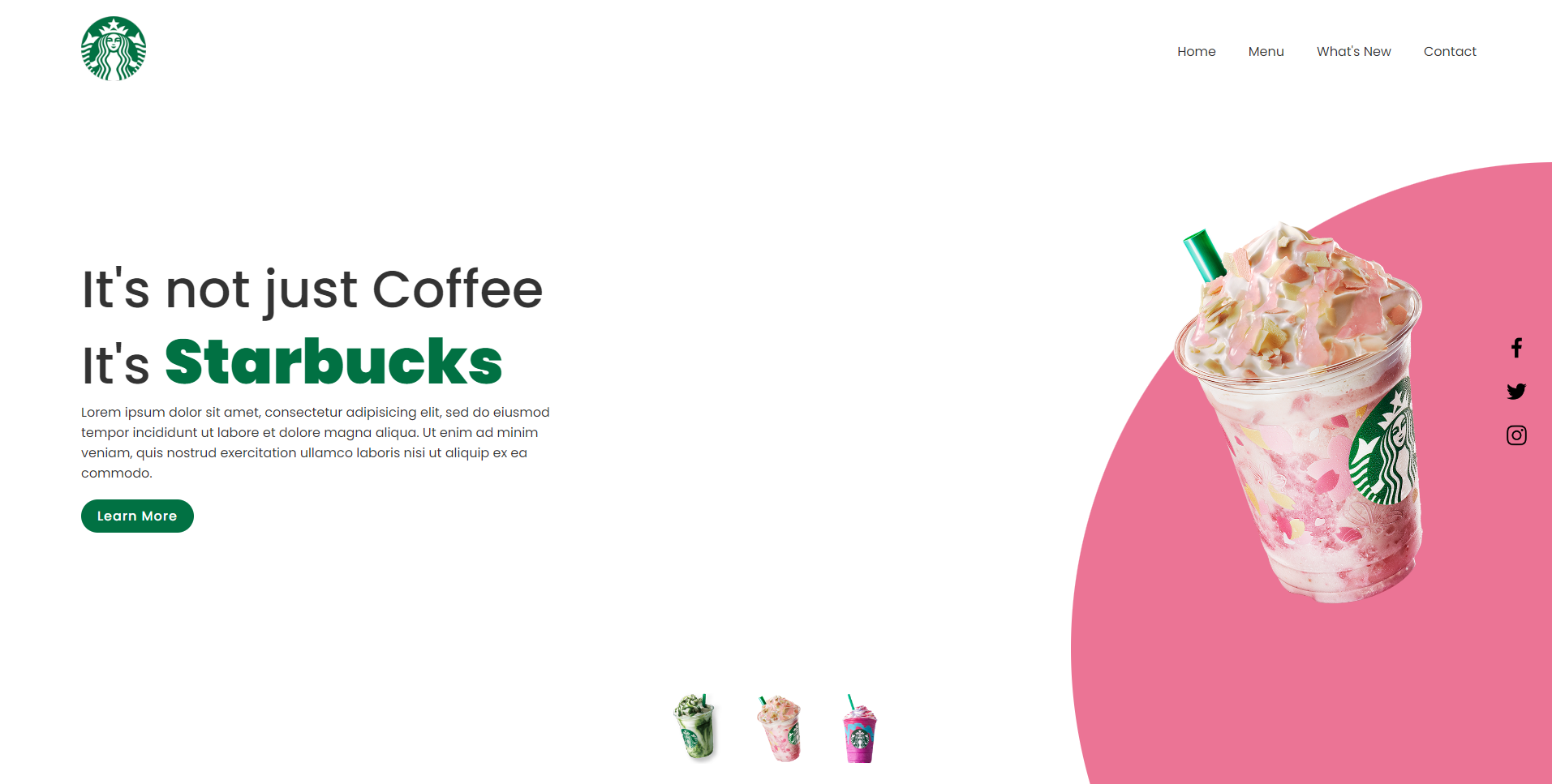 GitHub - CarlaSerraoOn/starbucks-Landing-page