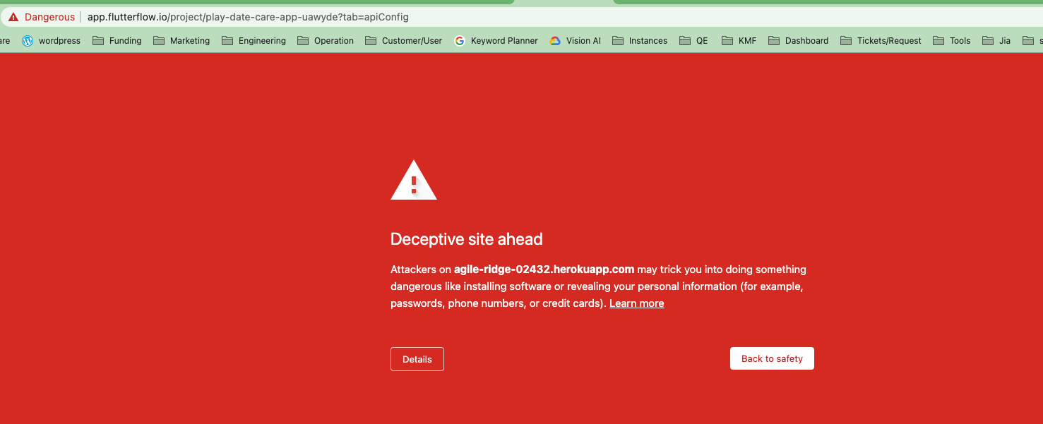 Api Call Returns Security Errors · Issue 1678 · Flutterflowflutterflow Issues · Github