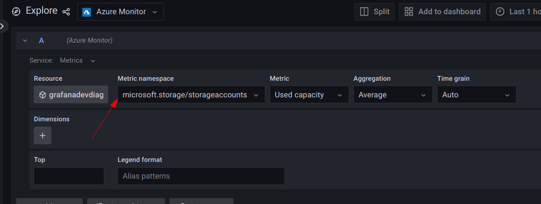 Azuremonitor Remove Metric Namespace Selector If No Custom Namespaces Present · Issue 54999