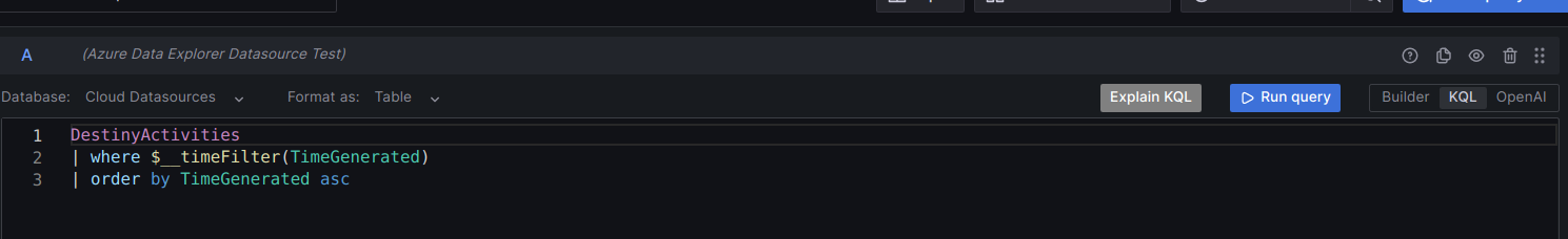 Introduce "explain" ability to the KQL Editor that fetches explainations of the current query ...
