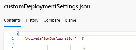 [ALM Accelerator - BUG]: Conversion from JSON failed with error: After parsing a value an ...