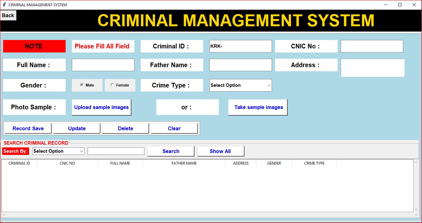 GitHub - tariqahmedproject/Criminal-Face-Recognition