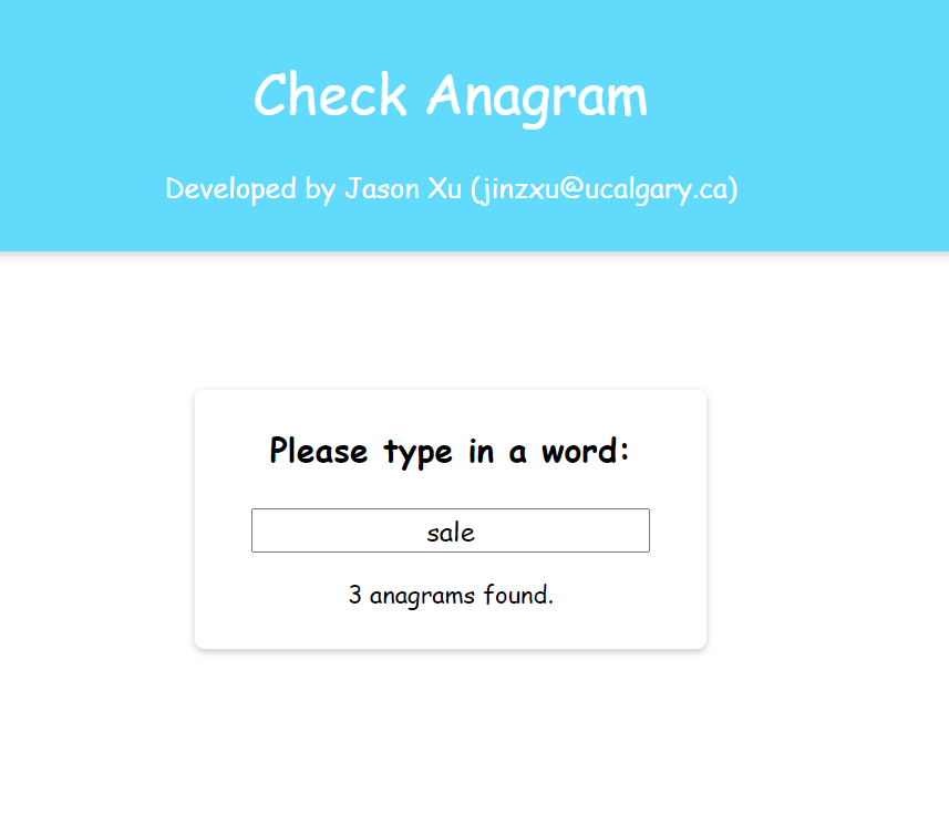 GitHub - jinzxu/anagram-app: Front-end project on anagram game