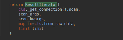 rate_limited_scan doesn't return ResultIterator · Issue #549 · pynamodb/PynamoDB · GitHub