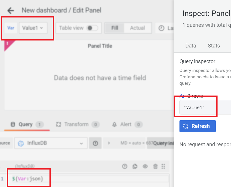 "Advanced variable format" does not work with "Repeat Row" · Issue #41073 · grafana/grafana · GitHub