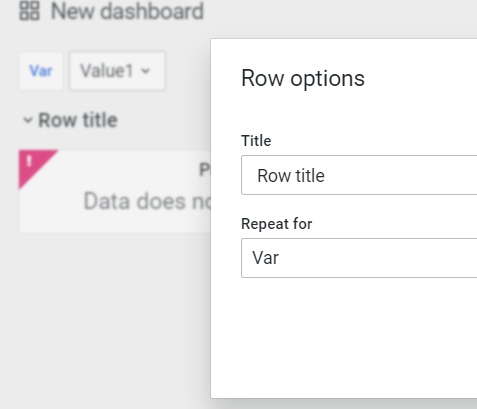 "Advanced variable format" does not work with "Repeat Row" · Issue #41073 · grafana/grafana · GitHub