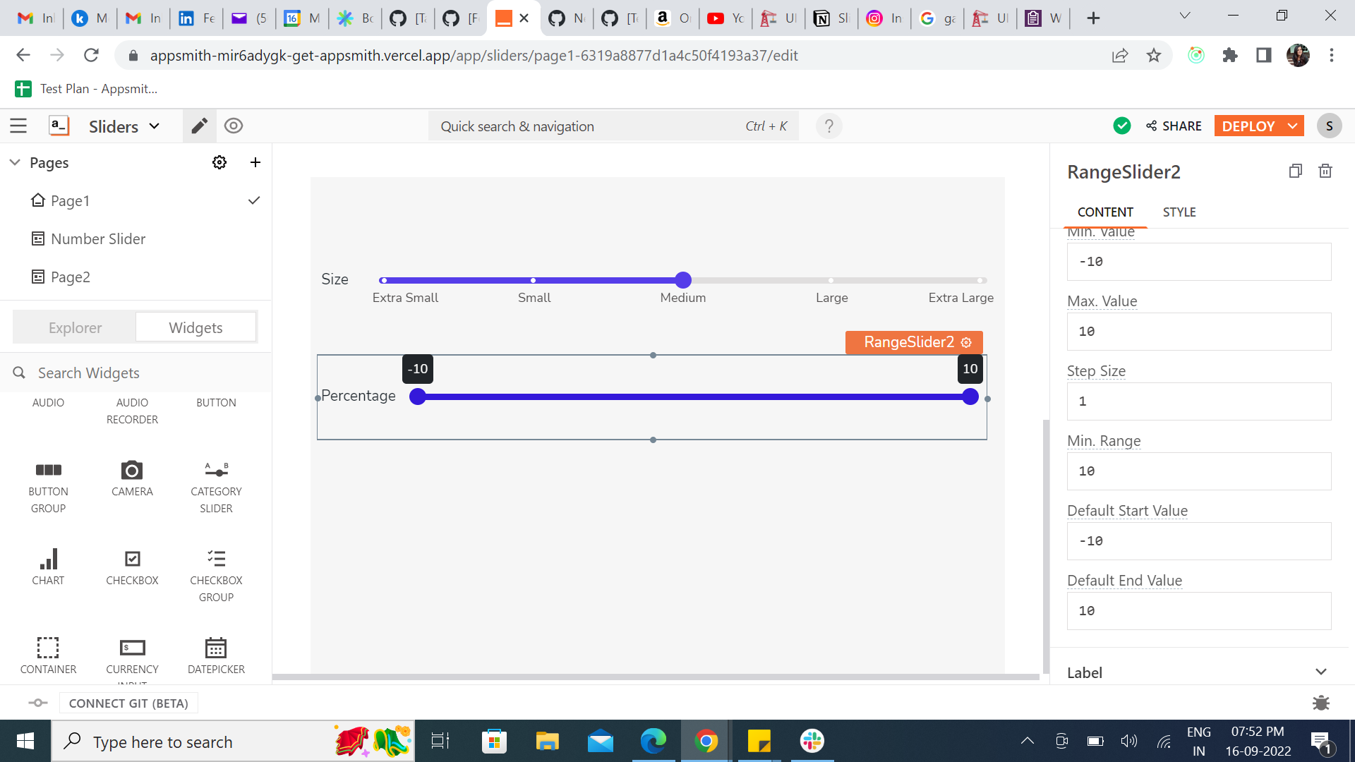 Bug Negative Value In Range Slider Stops Sliding From The Negative Side · Issue 16838