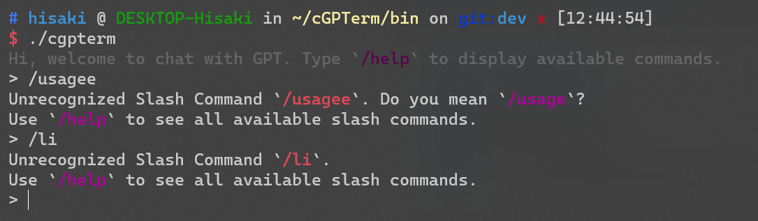 在输入未被定义的斜杠命令时的处理逻辑 · Issue 33 · Xiaoxx970chatgpt In Terminal · Github
