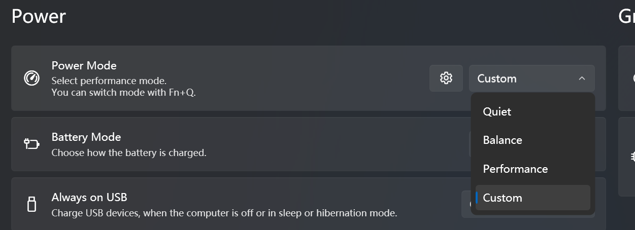 [BUG]: Custom Power Mode unavailable on new R9000p · Issue #711 · BartoszCichecki ...