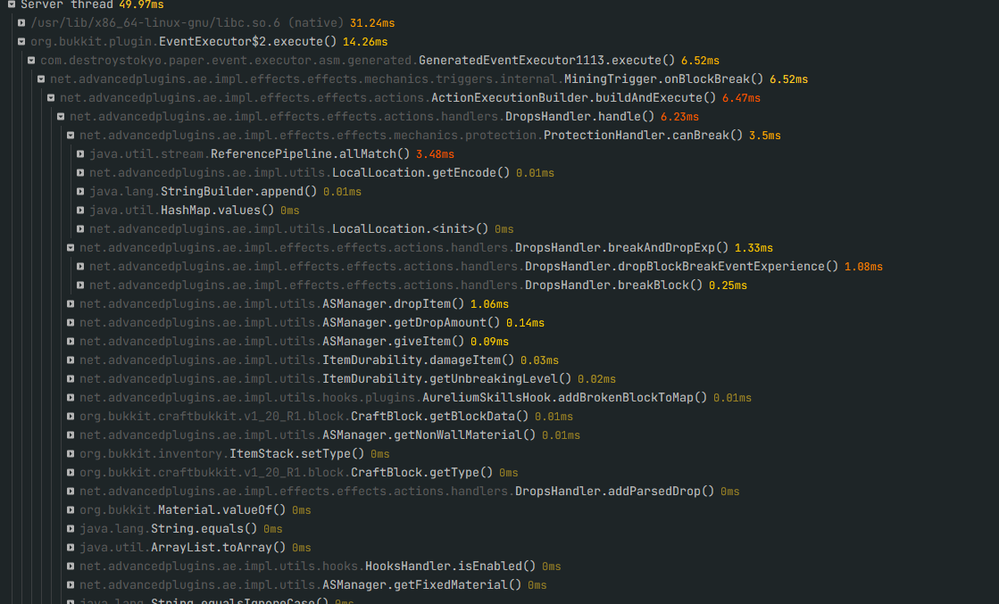 Extreme Lag · Issue #3711 · GC-spigot/AdvancedEnchantments · GitHub