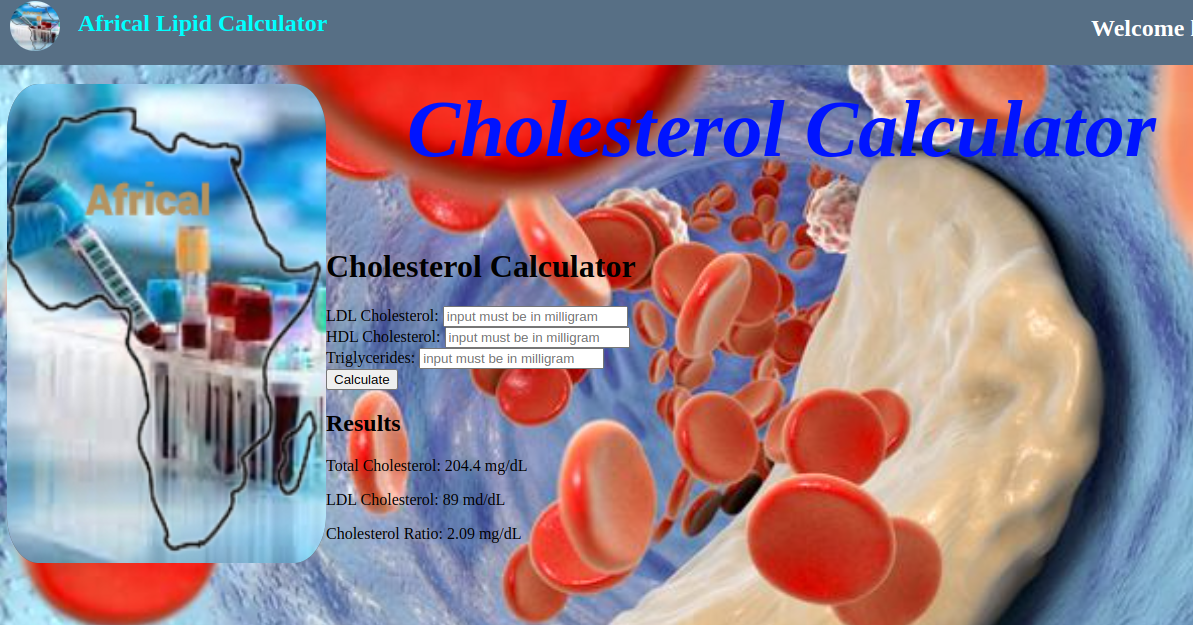 GitHub - binazgreat/Africal-Lipid-Calculator